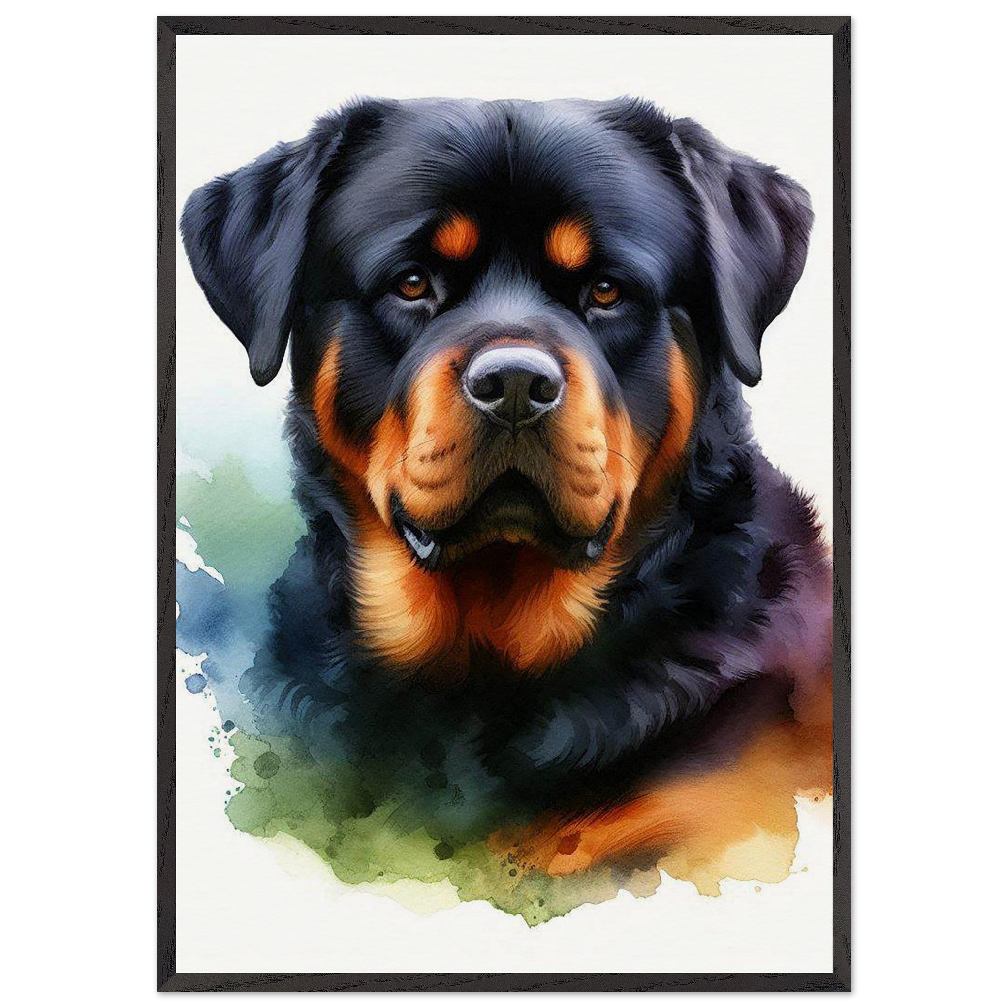 Rottweiler Posters and Paintings – Bold'n Barky Boutique
