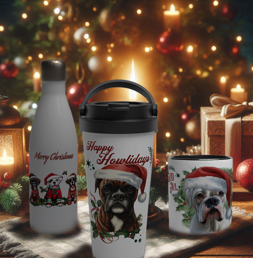 Mugs And Bottles Christmas - Boxer – Bold'n Barky Boutique
